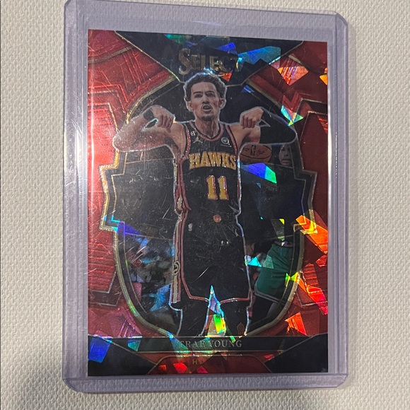 Panini | Toys | 222 Trae Young Panini Select Orange Flash Card 66 ...